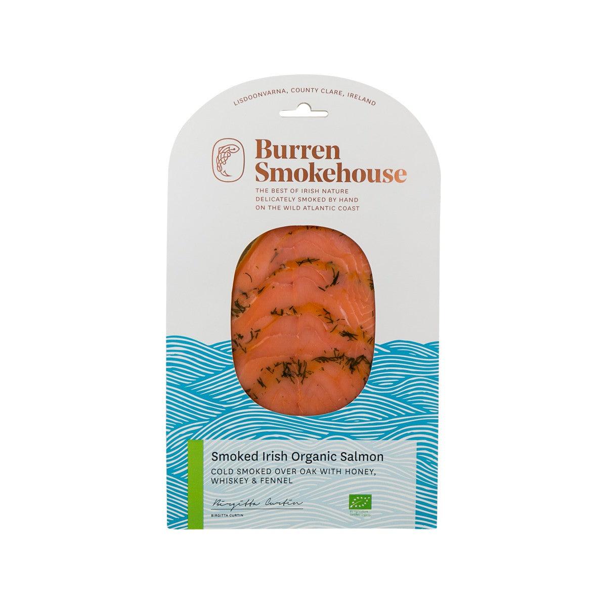 BURREN SMOKEHOUSE Cold Smoked Irish Organic Salmon with Honey, Whiskey ...